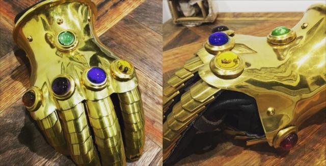 マーベルの大ボス、サノスのインフィニティ・ガントレットを再現 マーベルの大ボス、サノスのインフィニティ・ガントレットを再現