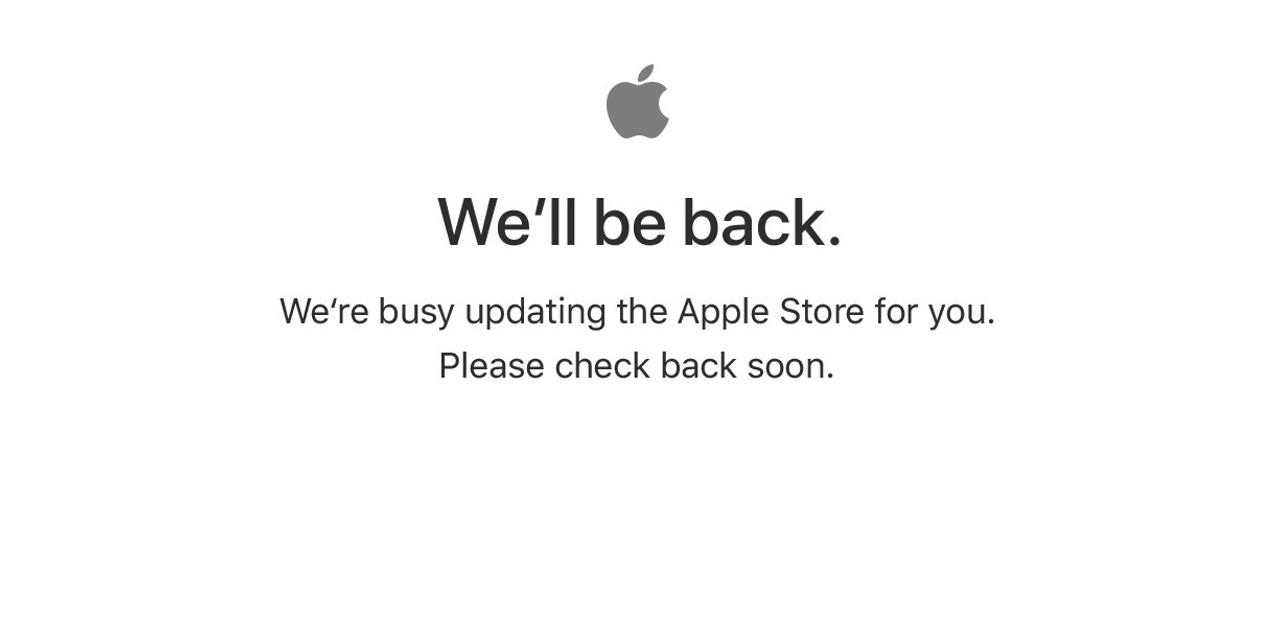 AppleオンラインストアがWe'll be back！ 今夜の発表をしばし待て！ | ギズモード・ジャパン