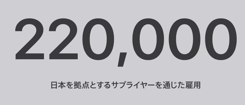 80万の雇用、社員は400％増。Apple公式発表の数字でみる、Appleと日本の仕事 | ギズモード・ジャパン