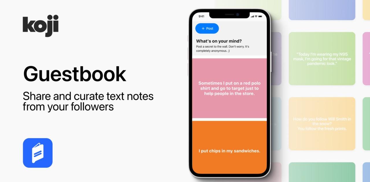 一周回って新しい？ 訪問者のコメントを残すゲストブック機能を搭載した｢Link In Bio｣サービス｢Koji｣ | ギズモード・ジャパン