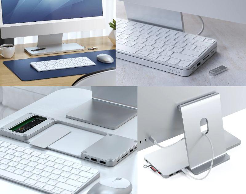 24型iMacと自然に合体するSSD内蔵ドッキングステーション。キーボードにピッタリ重なり美しい | ギズモード・ジャパン
