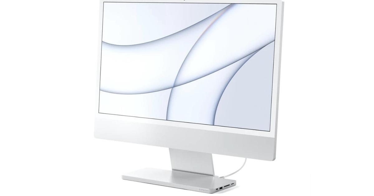 24型iMacと自然に合体するSSD内蔵ドッキングステーション。キーボードにピッタリ重なり美しい | ギズモード・ジャパン