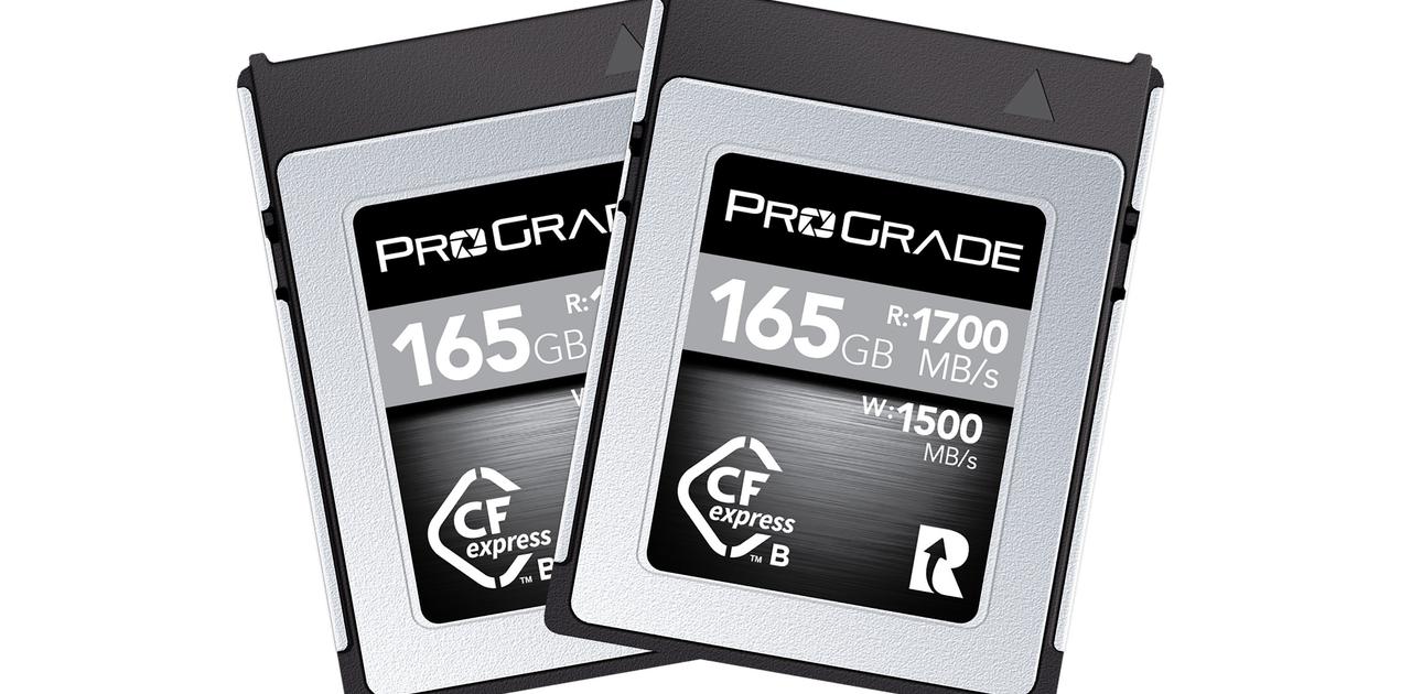 ProGradeのCFexpress Type B COBALTに、最小容量の165GBモデルが登場 | ギズモード・ジャパン