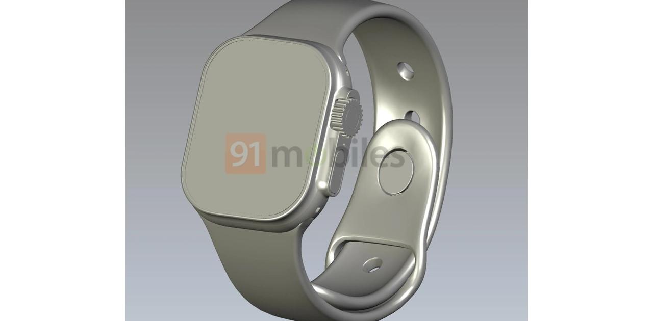 Apple Watch Series 7 render leak reveals flat edges and new green color ...