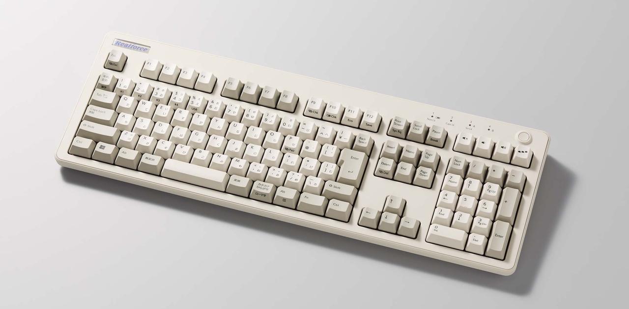 昔のオフィスで見たことある色ですが、REALFORCE R3の新色です | ギズモード・ジャパン