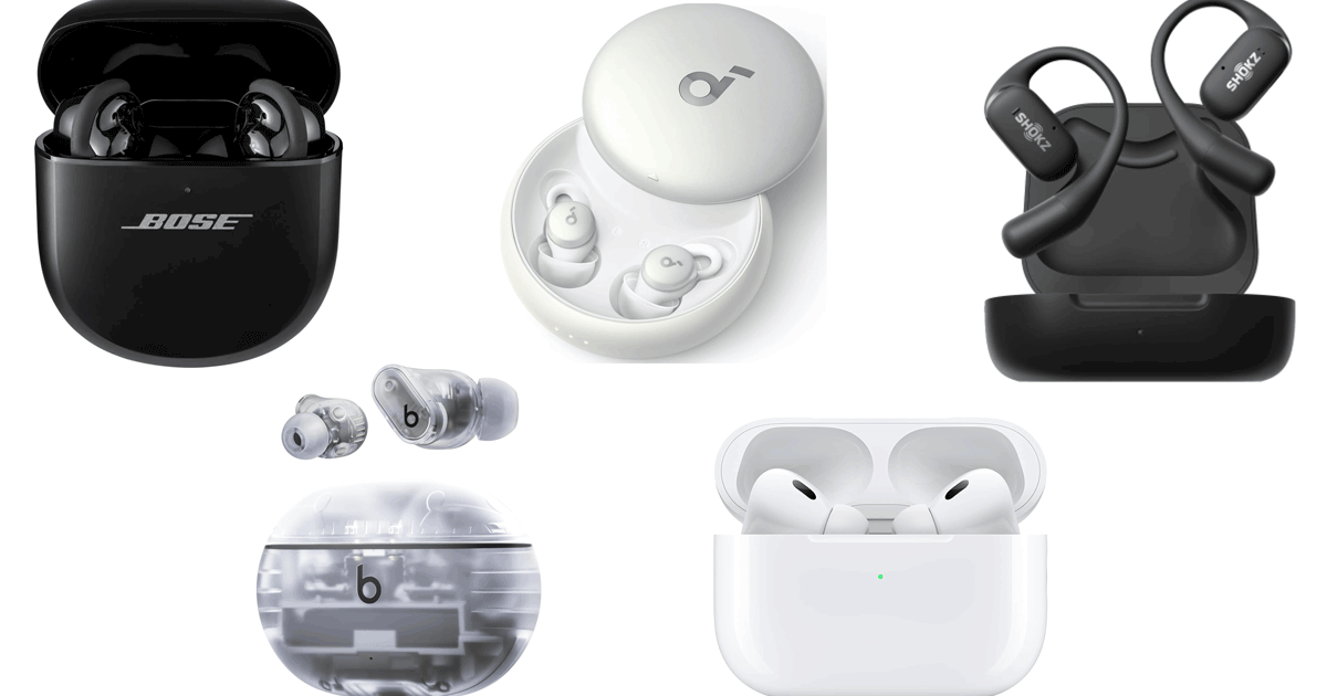 外出先で使いたいおすすめワイヤレスイヤホン15選。AirPods ProやBoseのノイキャンイヤホンも登場中【Amazonブラックフライデー ...
