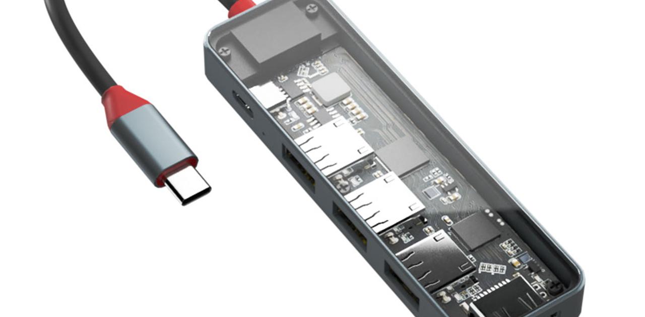 USBハブ、スケルトンなだけで欲しくなる | ギズモード・ジャパン