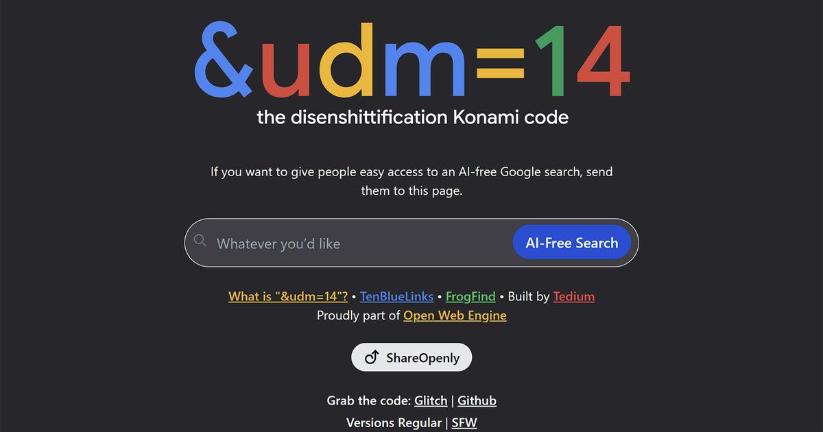 Google検索のスパムがうっとうしい人、「&udm=14」を試してみて | ギズモード・ジャパン