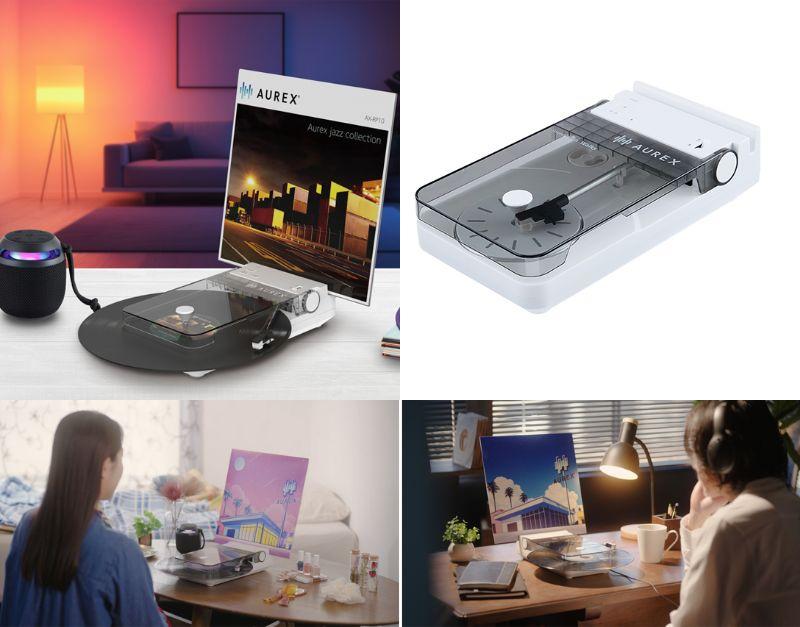 ジャケット眺めるのも楽しみのひとつ。スタンド付きレコード ジャケット眺めるのも楽しみのひとつ。スタンド付きレコード