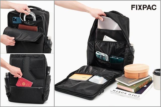 ズリ落ちないから安心。“たすき掛け”で負担軽減も姿勢サポートまでできるバックパック｢FIXPAC｣ | ギズモード・ジャパン