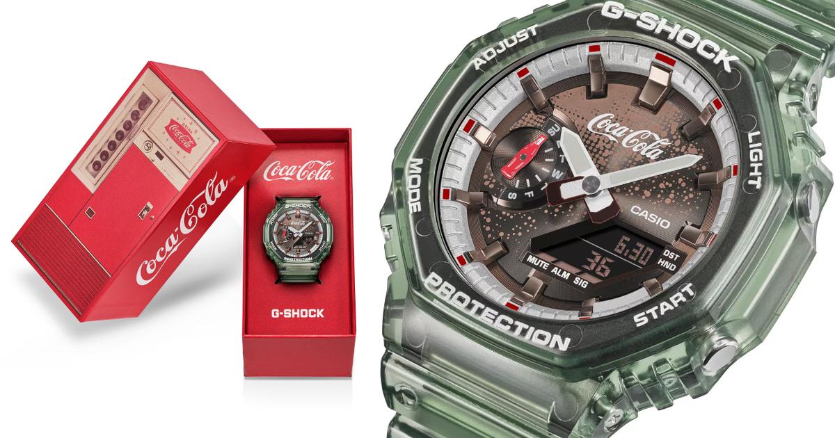 芸が細かすぎるG-SHOCK。コカ・コーラ瓶を針・遊環・王冠刻印で再現した140周年コラボ | ギズモード・ジャパン