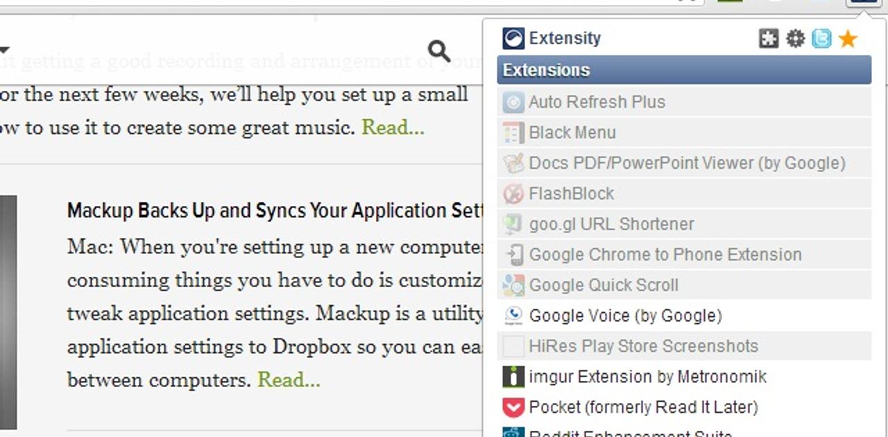 Chrome拡張機能のON／OFFを1クリックで管理：『Extensity』 | ライフハッカー・ジャパン