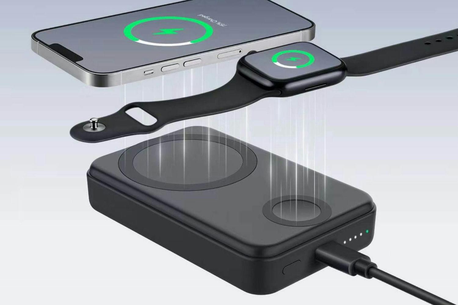 iPhoneやApple Watchを同時充電。外出先でバッテリー切れの心配 iPhoneやApple Watchを同時充電。外出先でバッテリー切れの心配