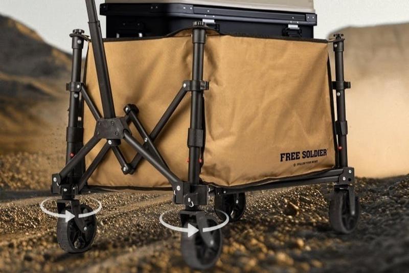 5.5kgの軽量ボディにキャンプで大活躍の収納力。折りたたみカートの決定版 | ROOMIE（ルーミー）