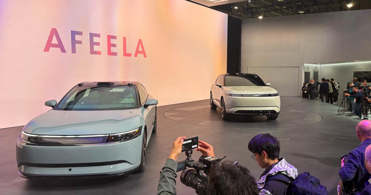 ソニー・ホンダ、「アフィーラ1」のテスト生産車披露。会見で目撃した「異例」…クロスオーバー型新型車も28年投入へ | Business ...