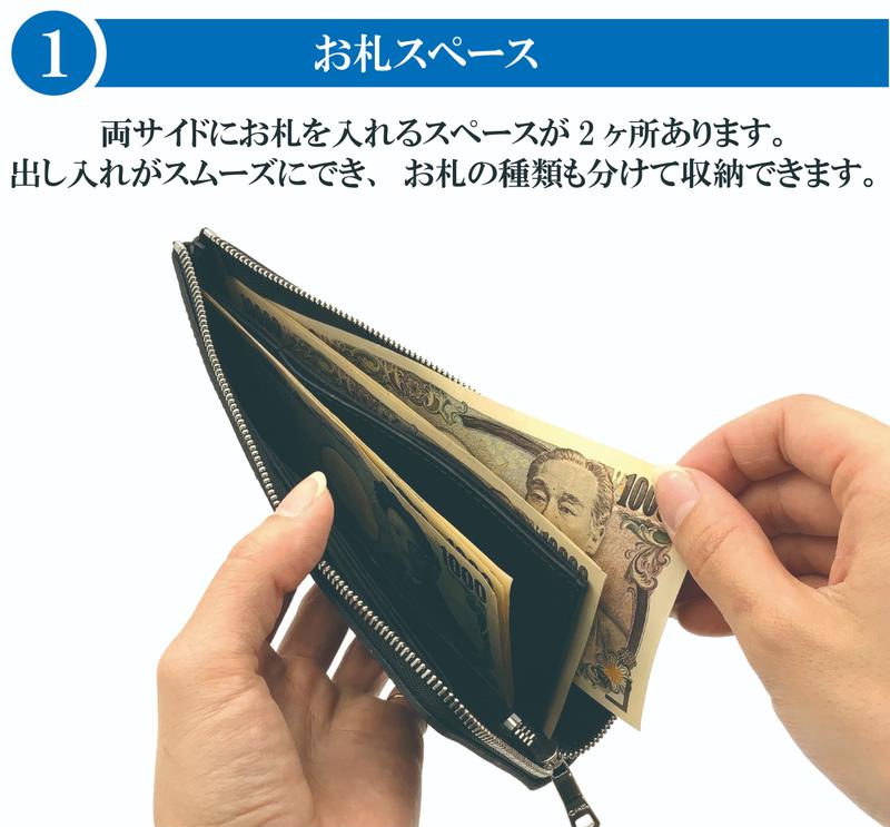 「お札は折りたくない派」の本革長財布が5千円台。たっぷり収納しても厚みはたったの1.5cm！ | ライフハッカー・ジャパン