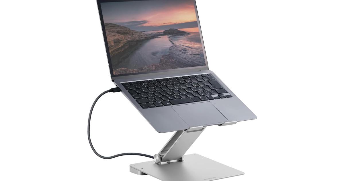 デスク周りスッキリ。「6ポート搭載PCスタンド」が合理的すぎる | ギズモード・ジャパン
