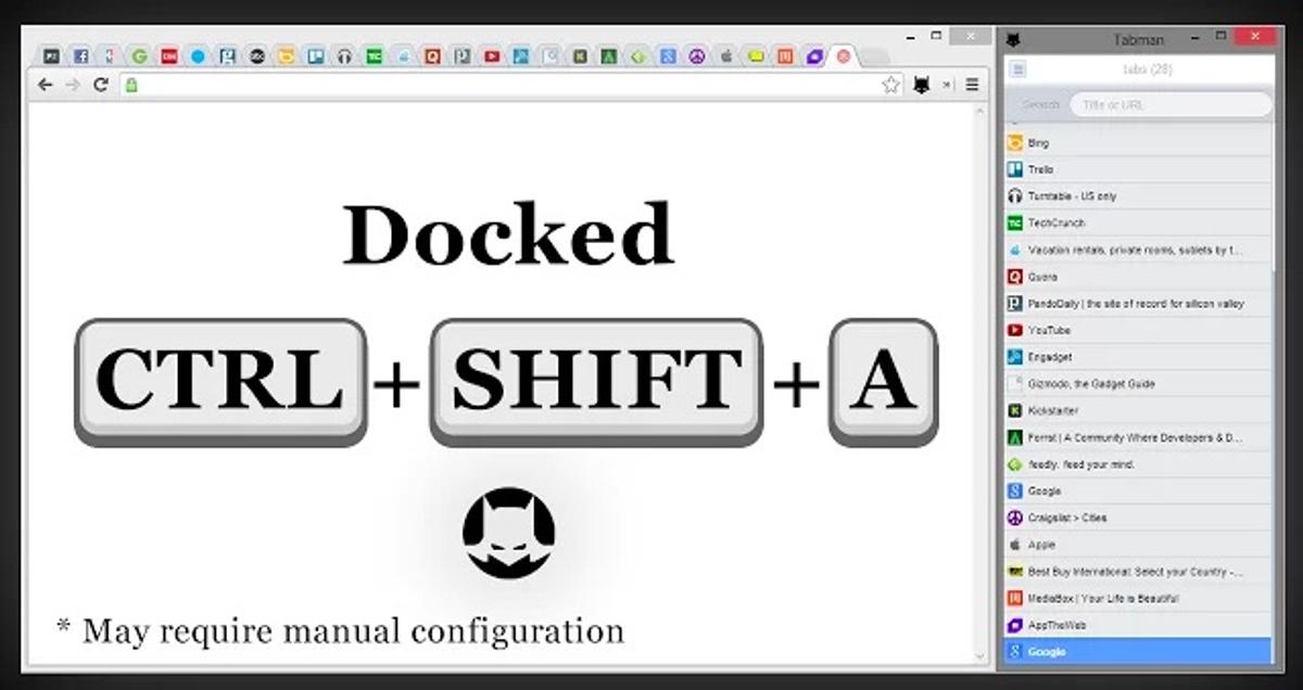 Chrome使いにそっと教える、タブ一覧を縦に並べられる拡張機能「Tabman Tabs Manager」 | ライフハッカー[日本版]