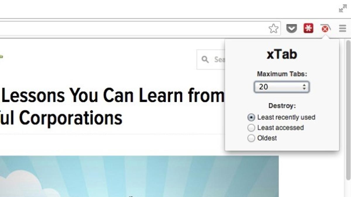 開けるタブの最大数を決し、超えたら勝手に閉じてくれる『XTab』 | ライフハッカー・ジャパン