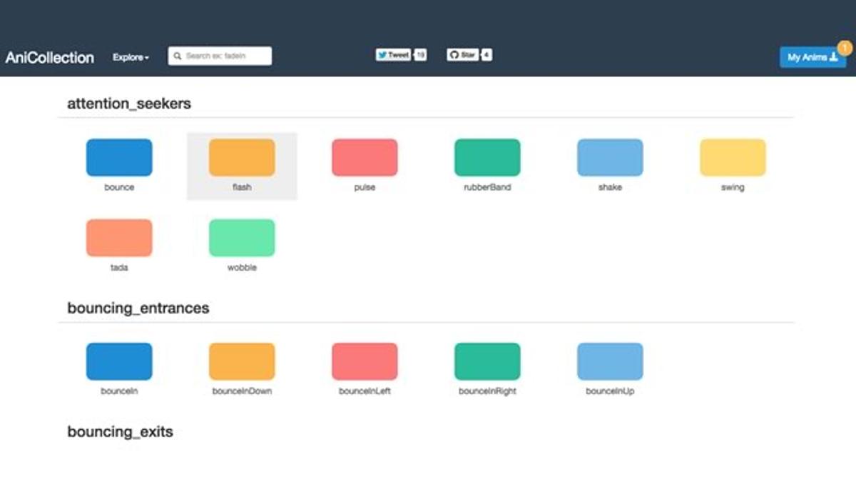 CSS3を使ったアニメーションを70種類以上ダウンロードできるサイト「AniCollection」 | ライフハッカー[日本版]