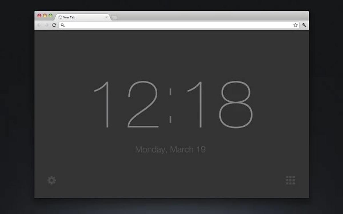 Google Chromeの新規タブに時計を表示させる拡張機能「New Tab Clock」 | ライフハッカー・ジャパン