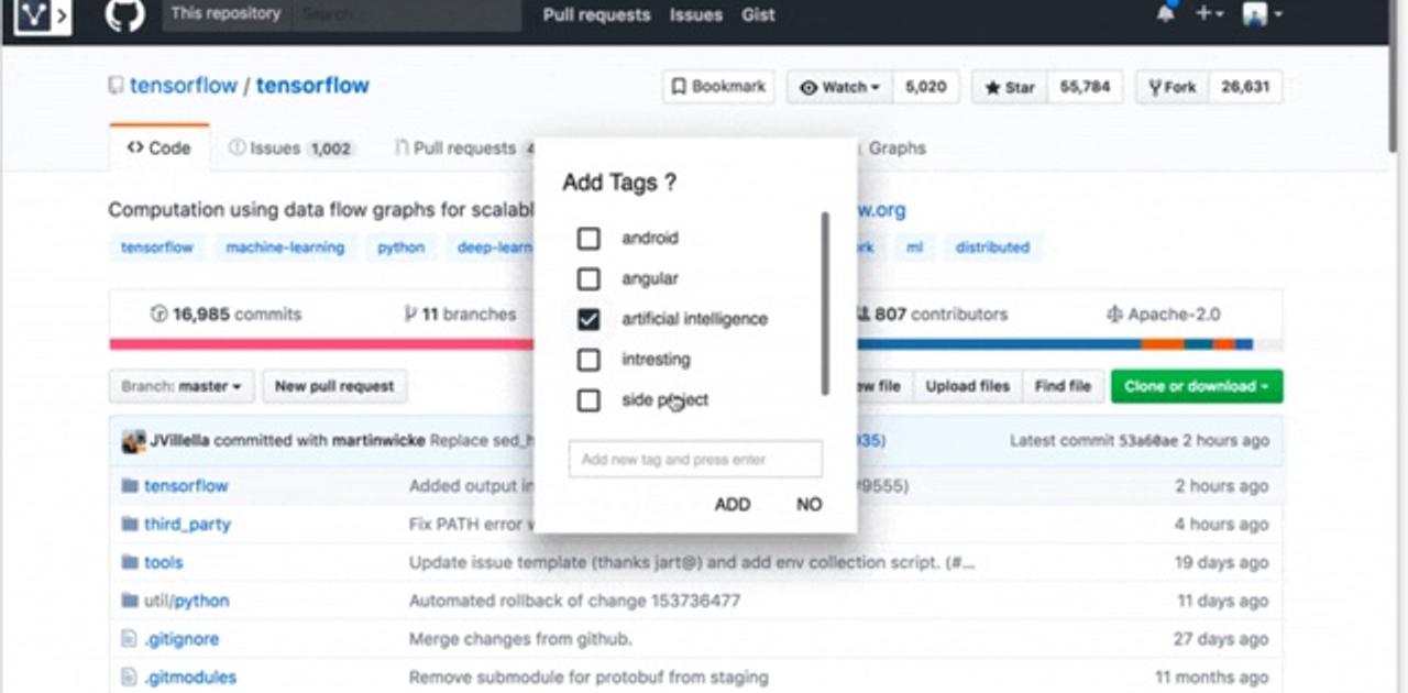 GitHubのリポジトリをタグ付きでブックマークできる拡張機能「Voblet」 | ライフハッカー・ジャパン