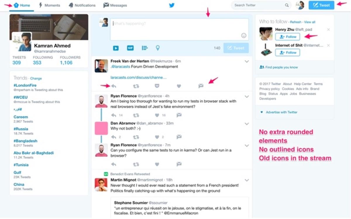 Twitterを古いデザインに戻せる拡張機能「Twitter - Old design」 | ライフハッカー・ジャパン