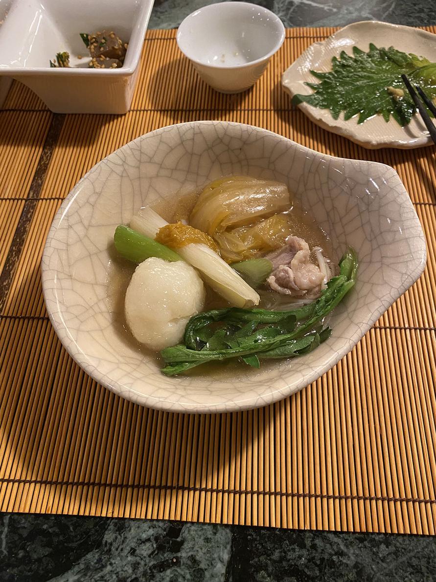 きりたんぽ鍋の残った食材で、比内地鶏鍋【こぐれひでこの「ごはん日記」】 Roomie(ルーミー)