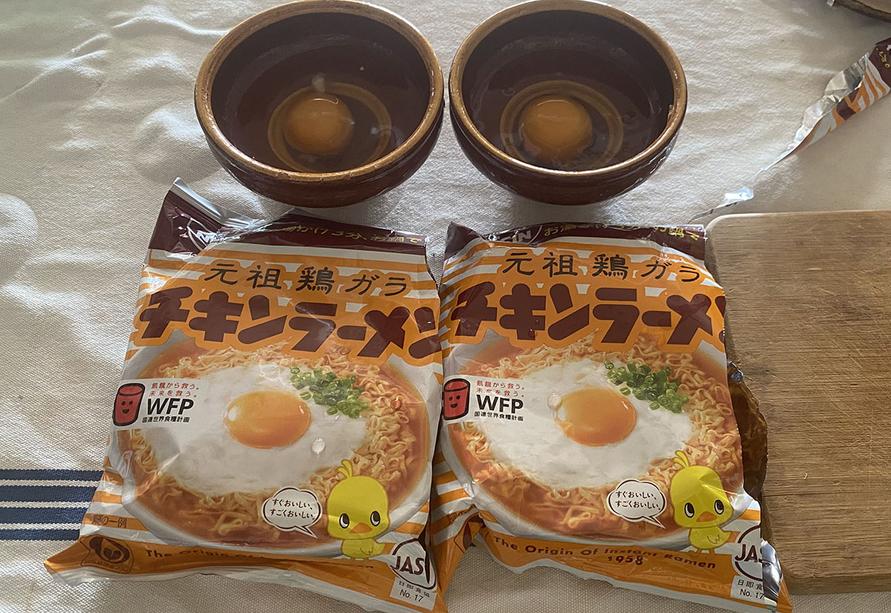 あん肝のバター焼きとチコリ系レタスのサラダ【こぐれひでこの｢ごはん日記｣】 Roomie（ルーミー）