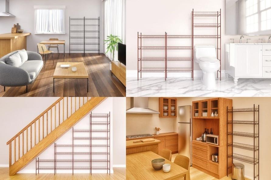 ネジがない!?組み立て簡単な耐荷重6.5kgのかご型シンプル収納ラック | ROOMIE（ルーミー）