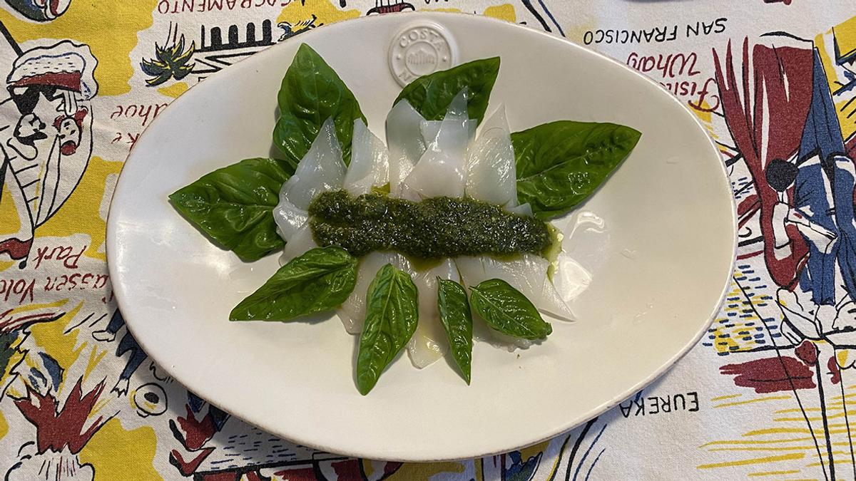 だるまイカの刺身にジェノヴェーゼを合わせたら美味なり！【こぐれひでこの｢ごはん日記｣】 Roomie（ルーミー）