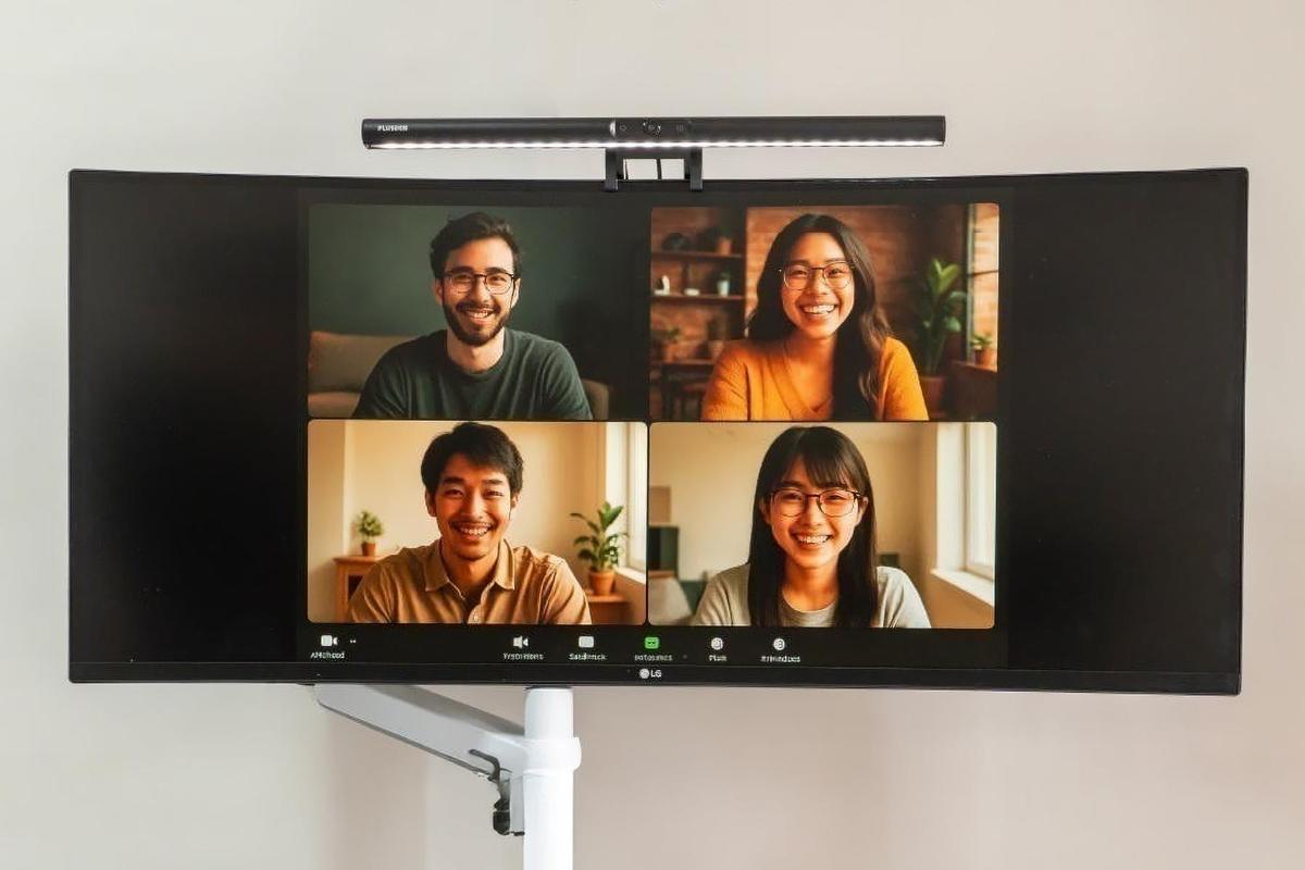 テレワークに嬉しいWebカメラ内蔵LEDライト。デスクもスッキリ、仕事も捗るね | ROOMIE（ルーミー）